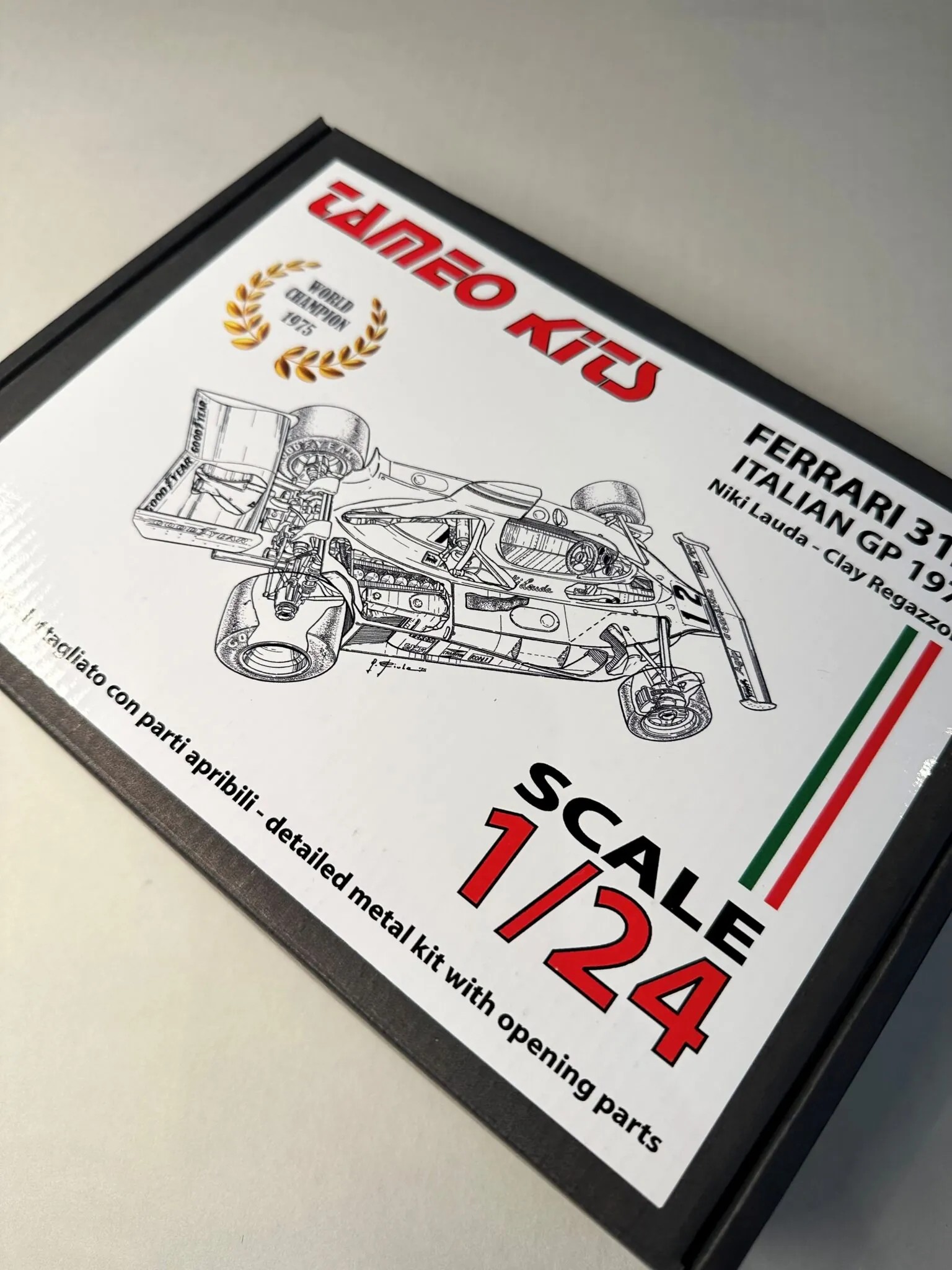 Tameo : 1/24 kit Ferrari 312T Italian GP 1975, Modelart111
