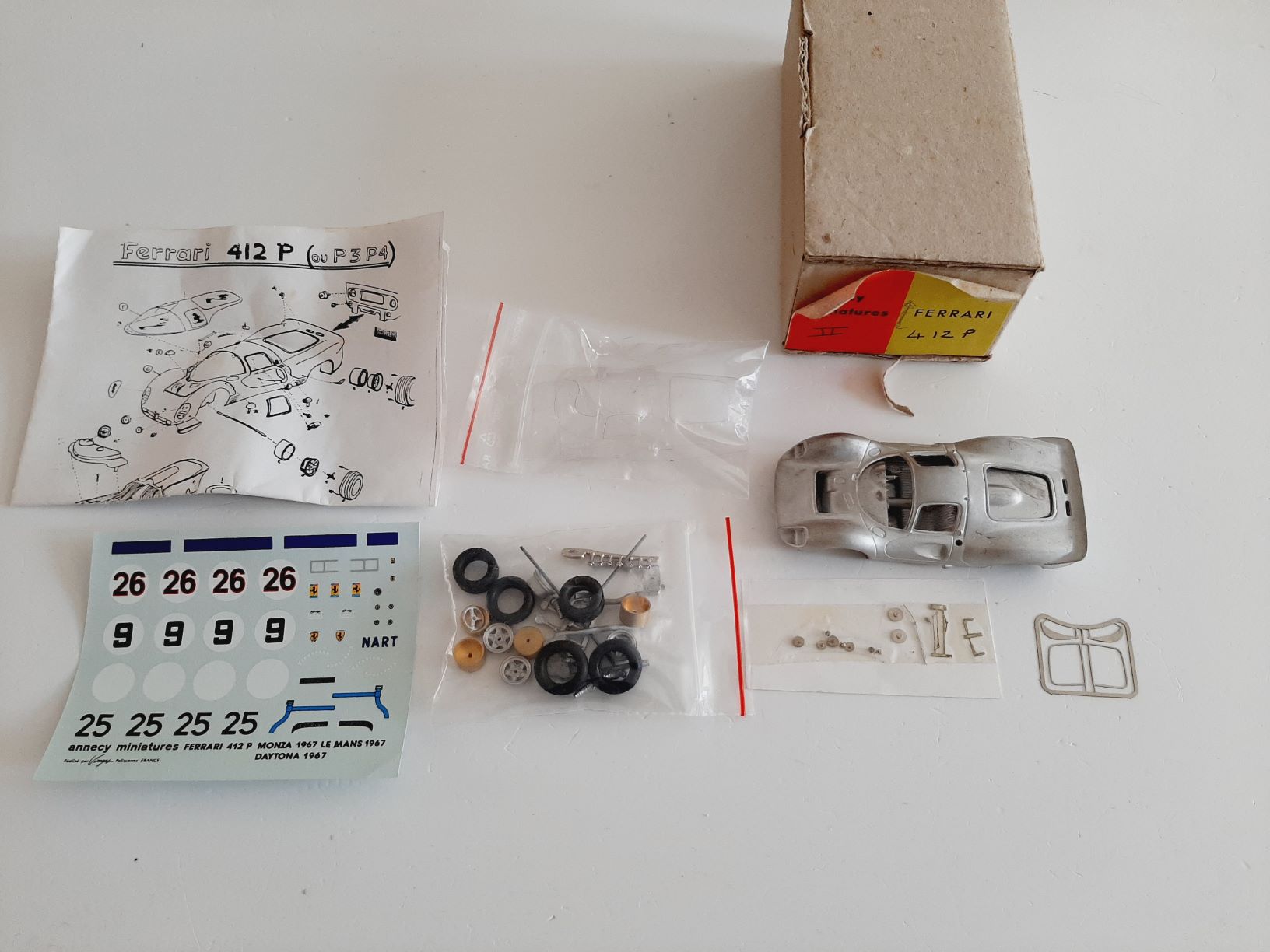 AM Ruf : Kit Ferrari 412P NART Mans 1967 --> SOLD, Modelart111