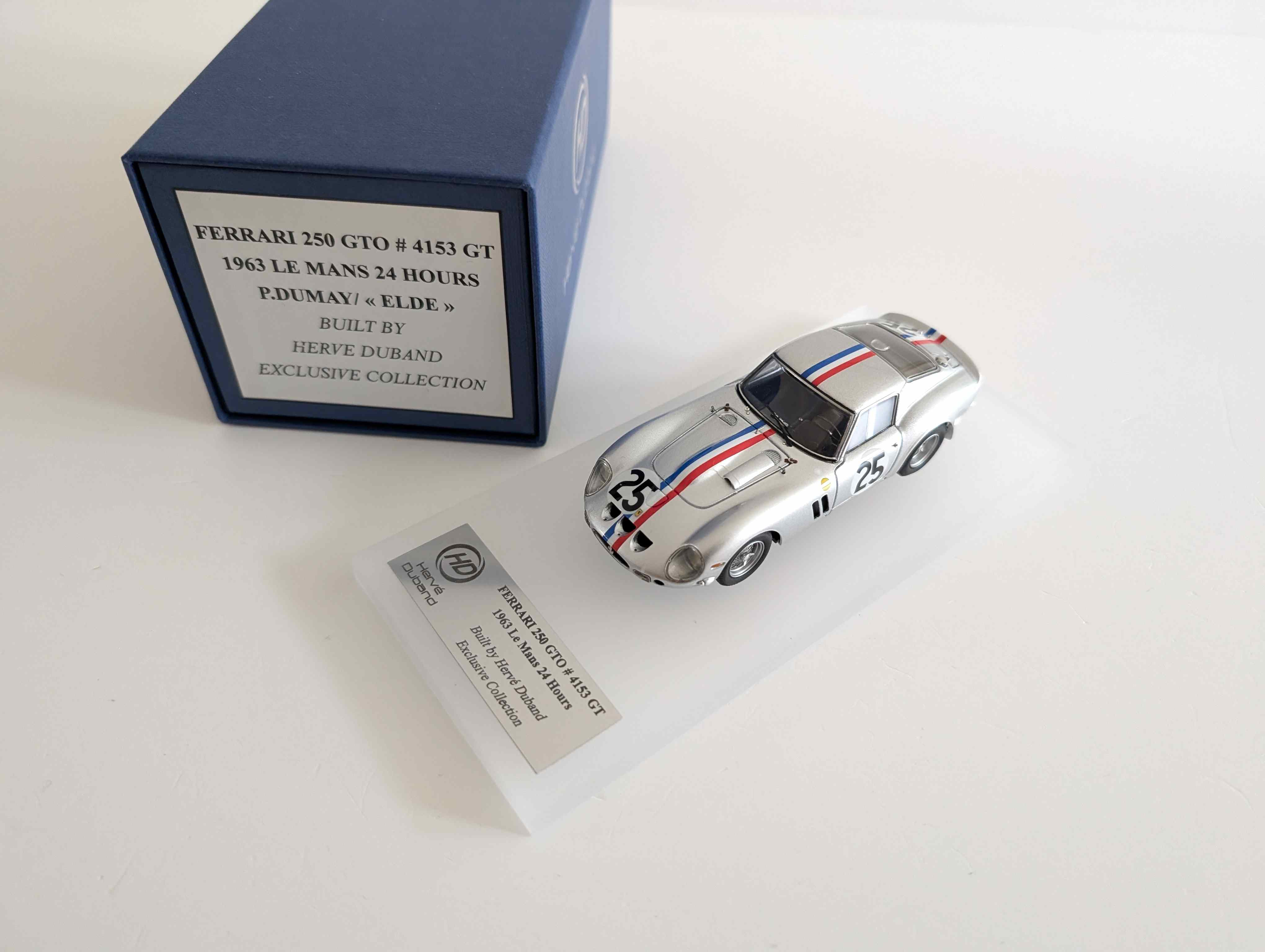 H. Duband : Ferrari 250 GTO #4153 le mans 1963, Modelart111