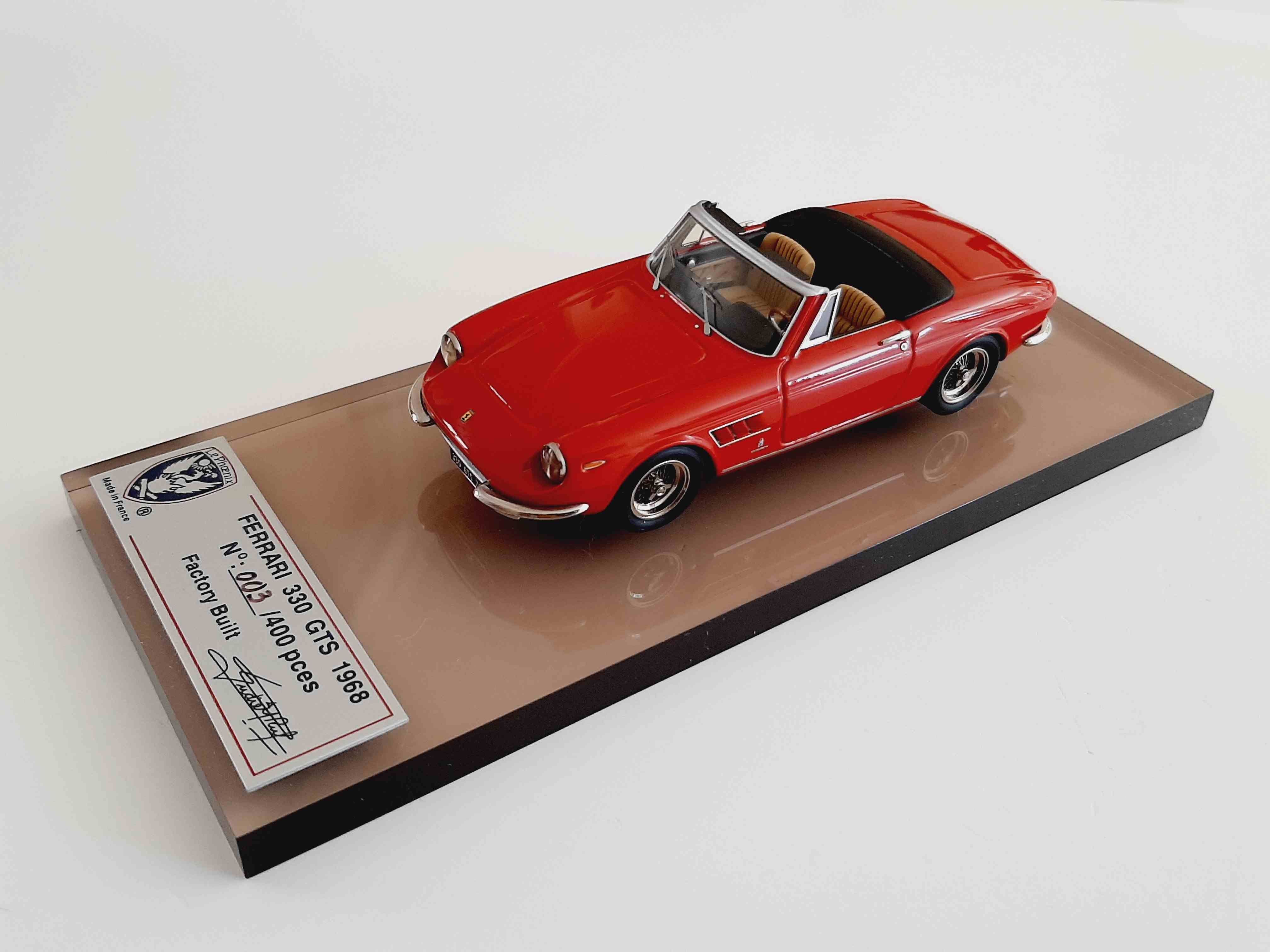 AM Ruf : Ferrari 330 GTS red --> mint conditions, Modelart111