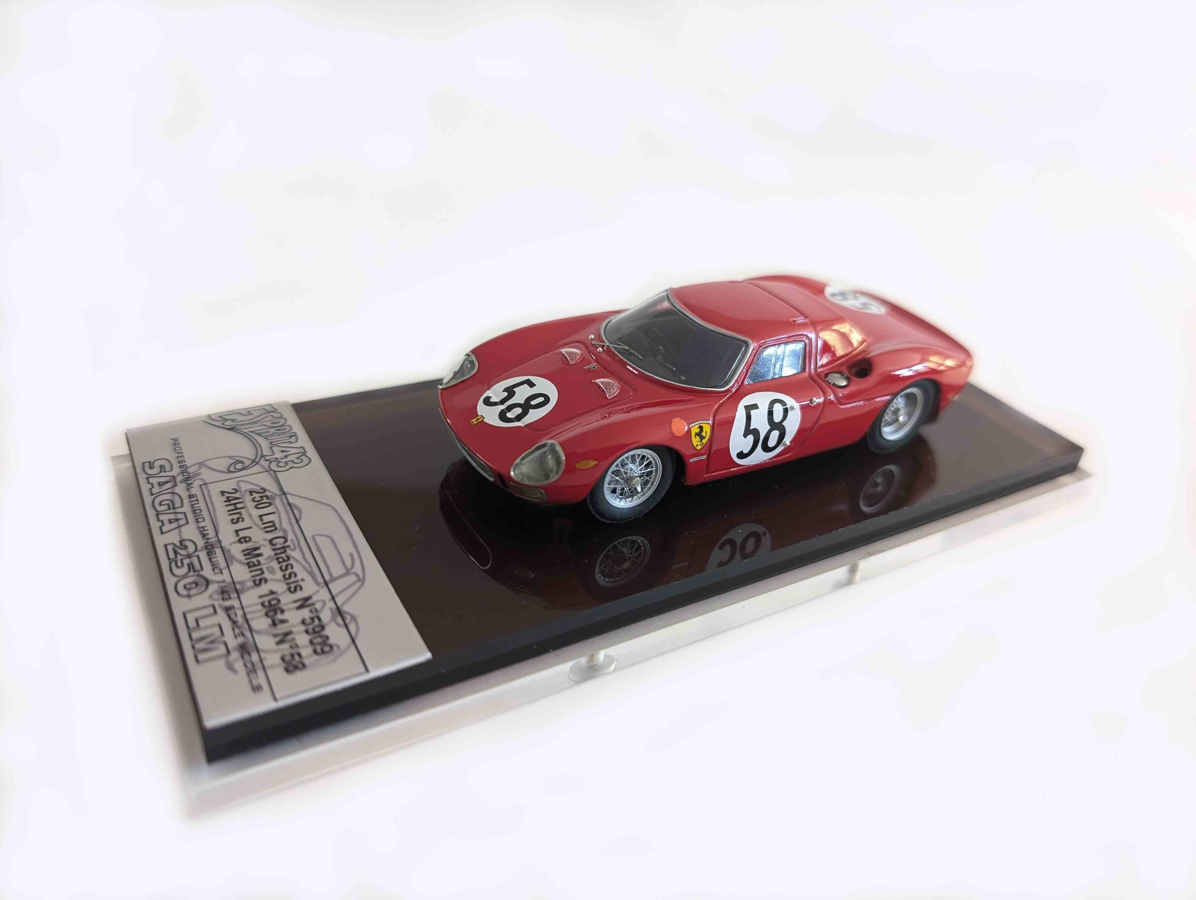 M. Craig : Ferrari 250 LM #58 Le Mans 1965, Modelart111