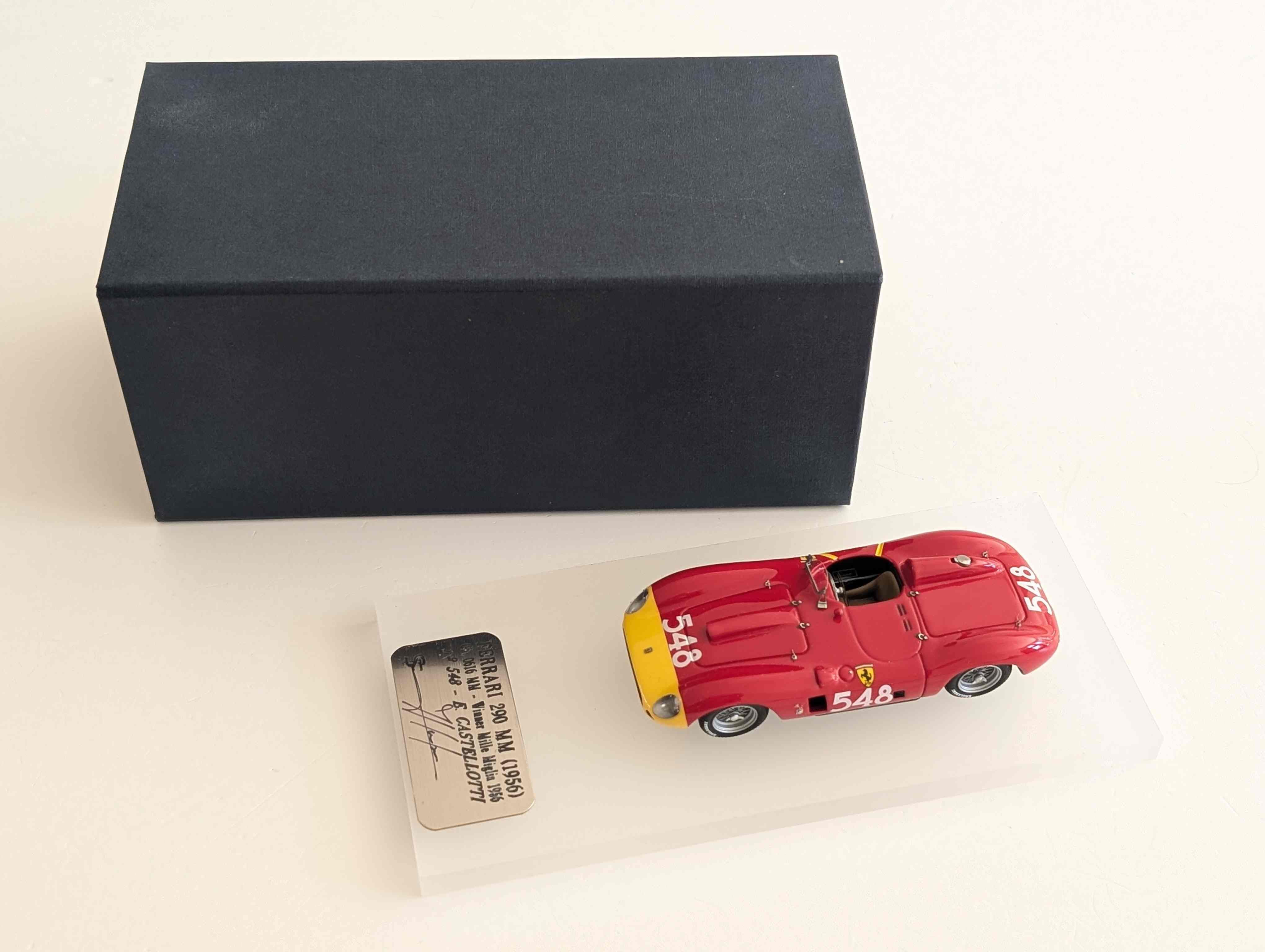 F. Suber : Ferrari 290 MM 1st Mille Miglia 1957 --> SOLD, Modelart111