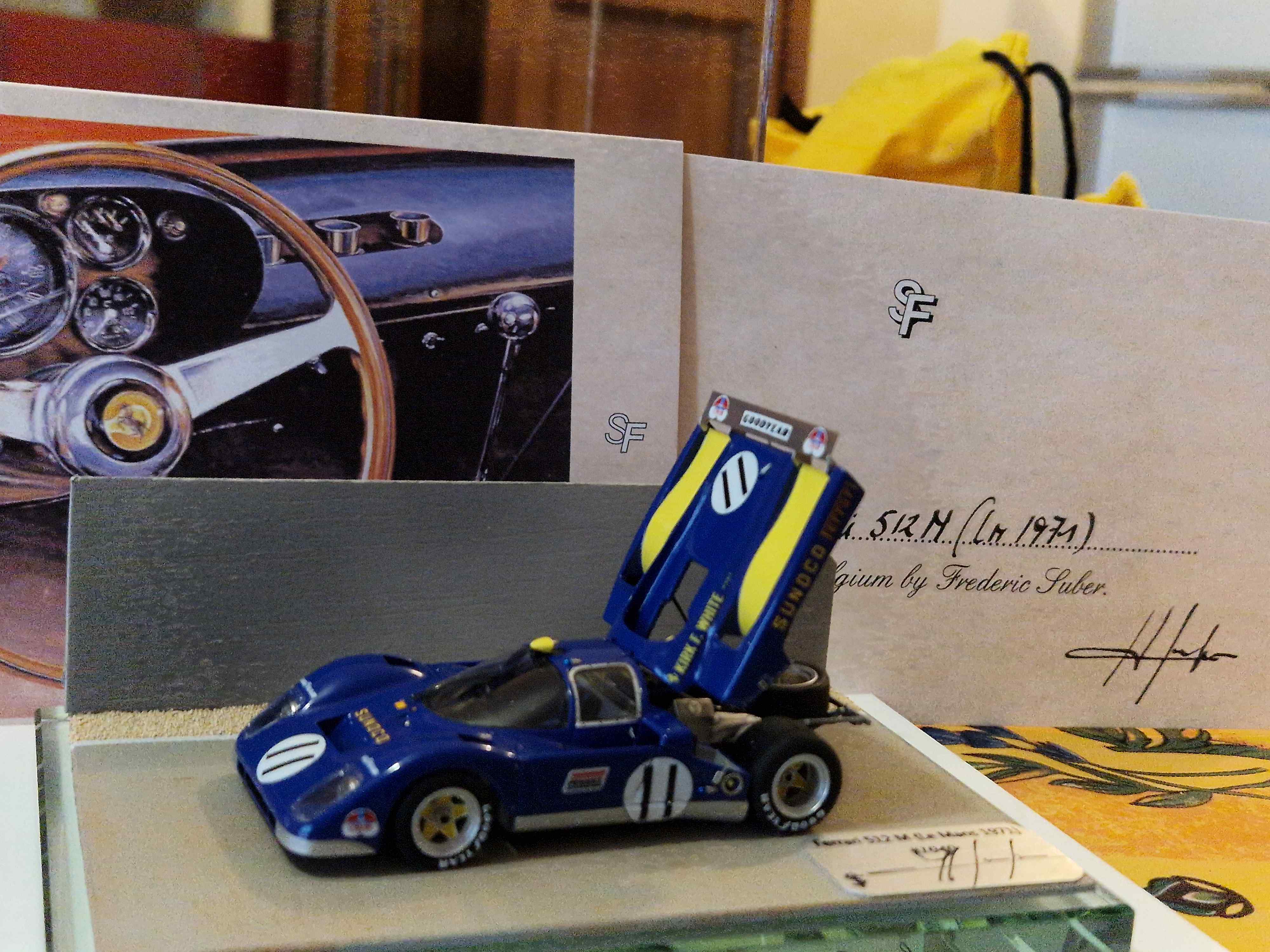 F. Suber : Ferrari 512M Sunoco Mans 1971, Modelart111