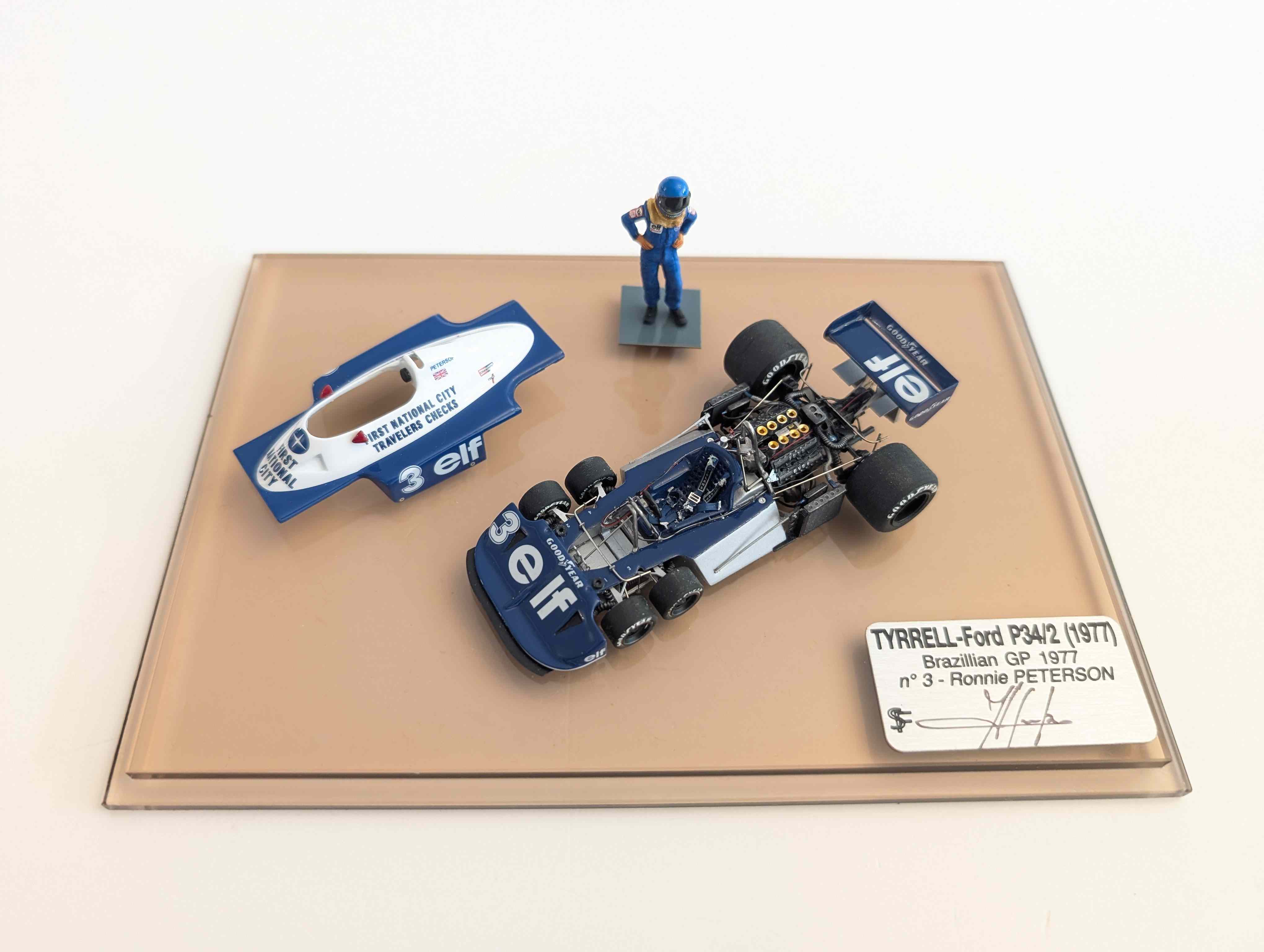 F. Suber : Tyrell Ford P34 /2 Brazilia GP 1977, Modelart111