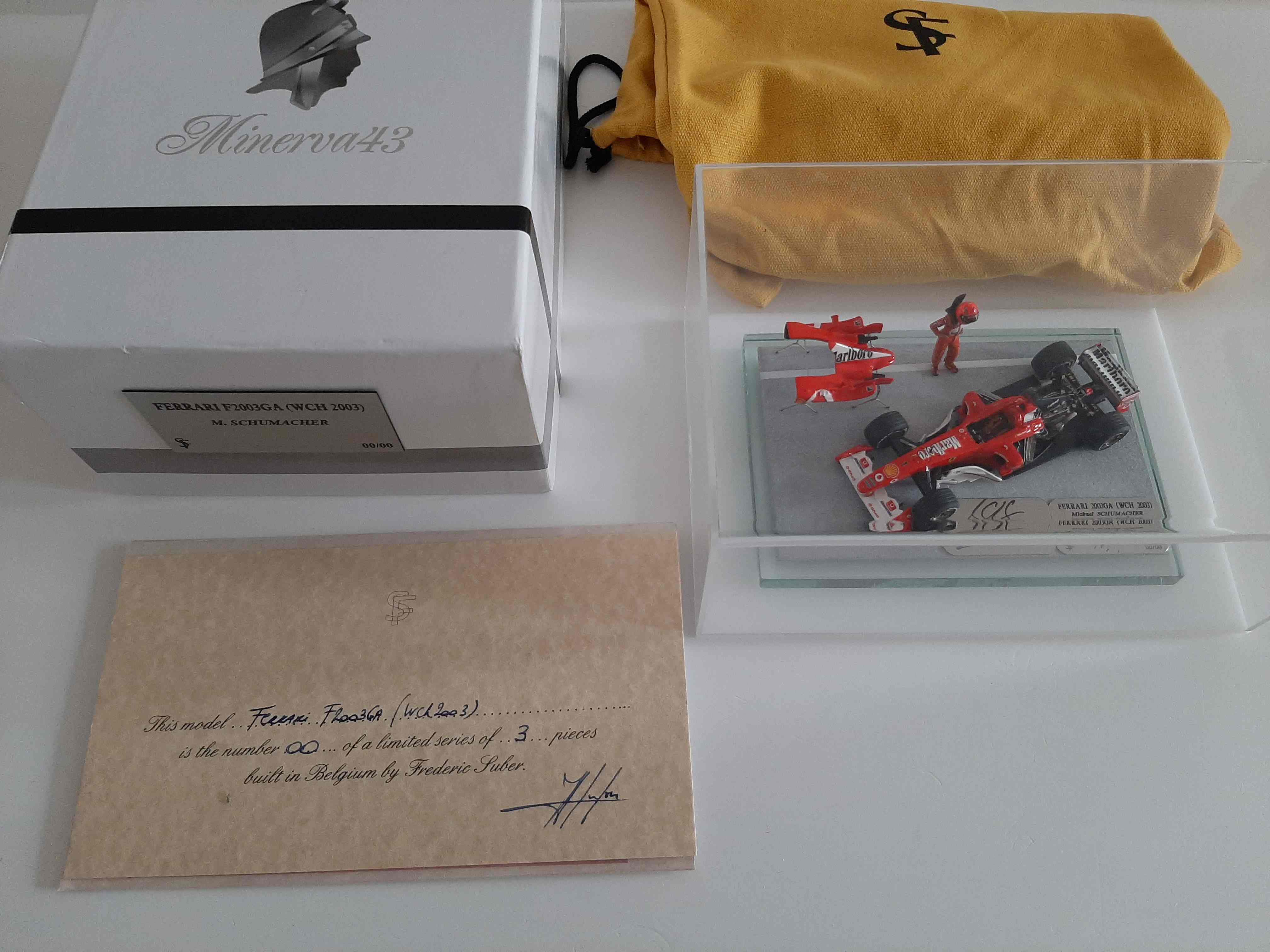 F. Suber : Ferrari F2003GA Schumacher --> SOLD, Modelart111