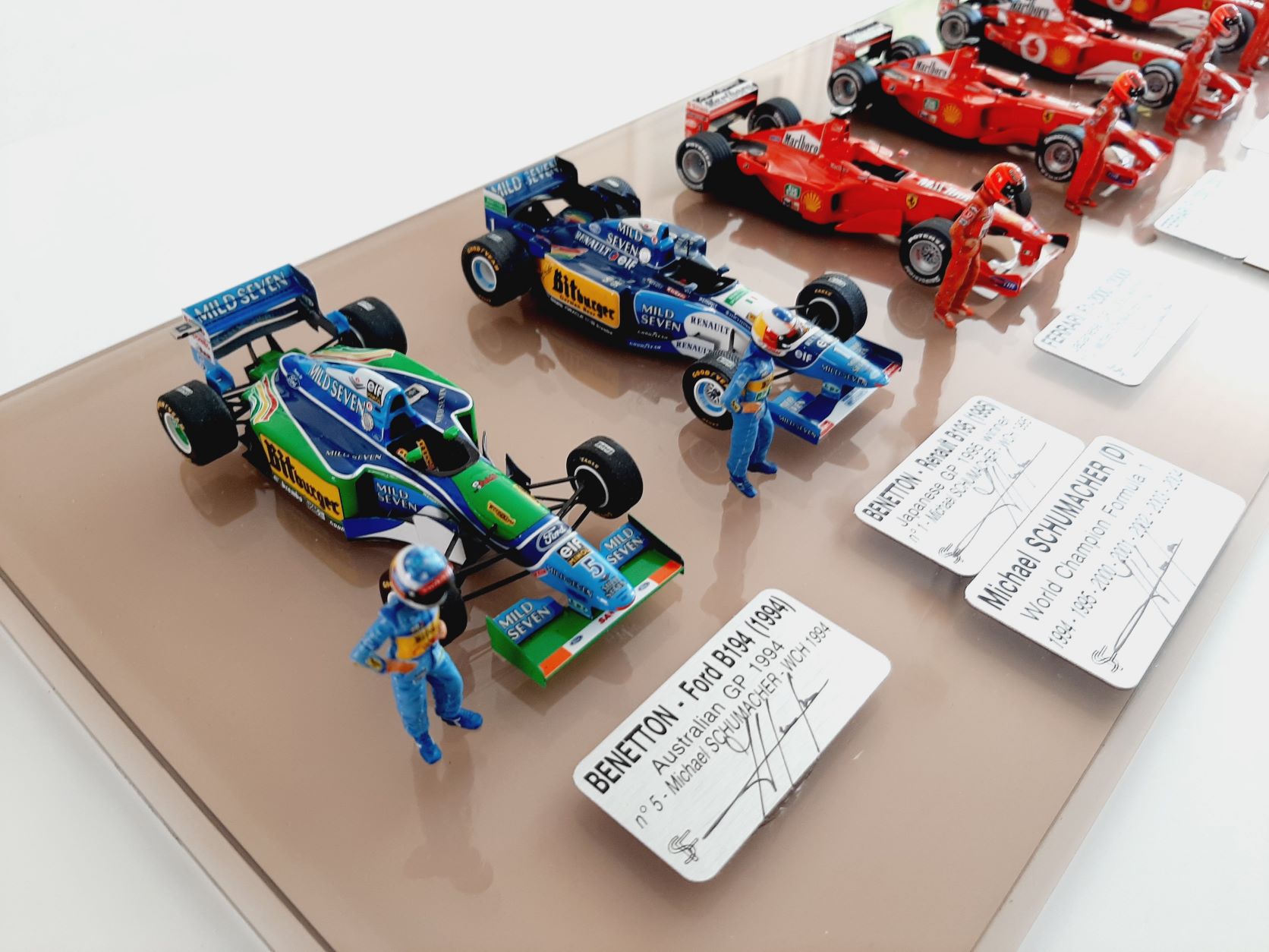 F. Suber : Schumacher Set signed --> SOLD, Modelart111