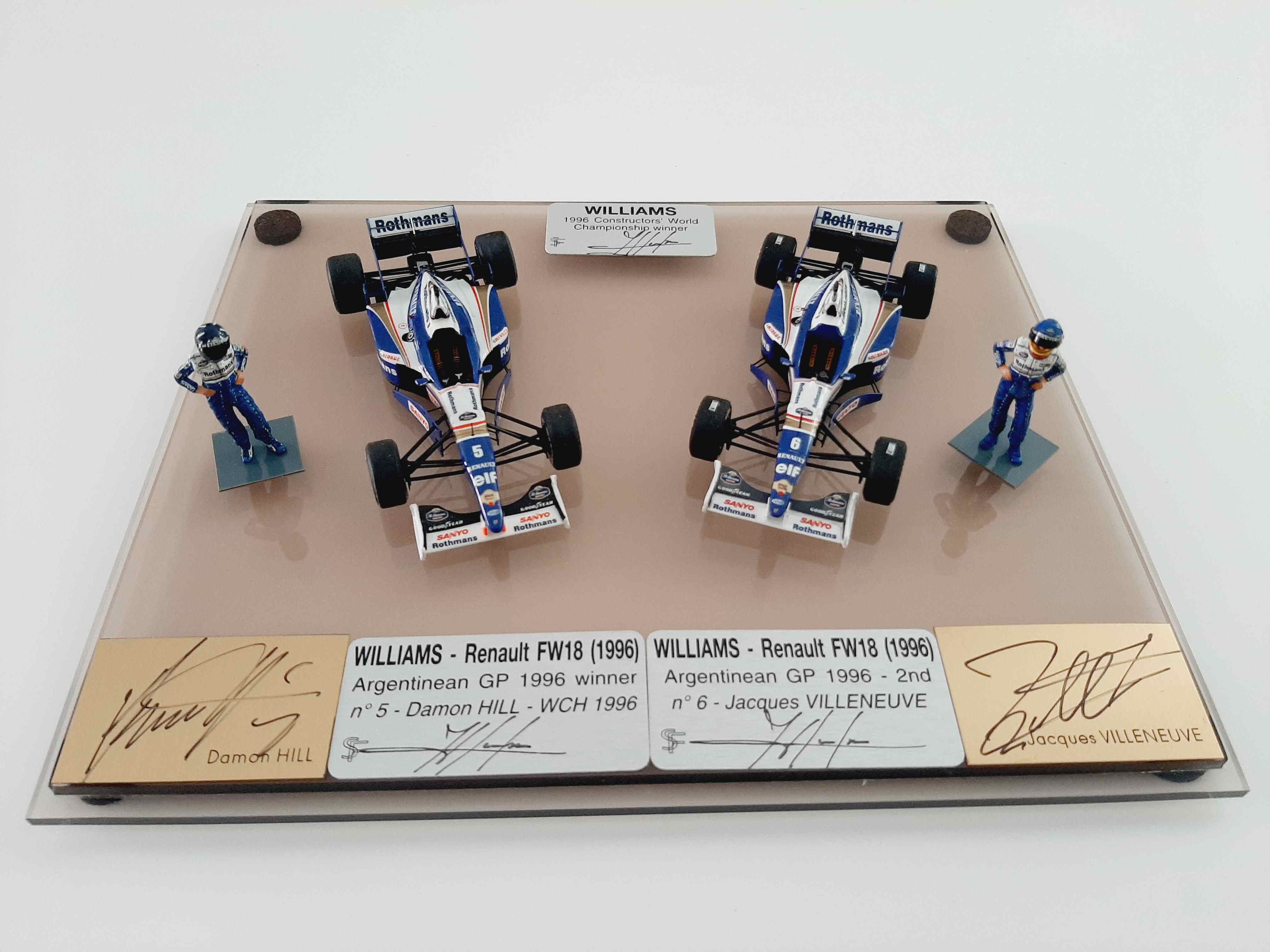 F. Suber : Williams FW18 championship winner set --> RESERVED, Modelart111