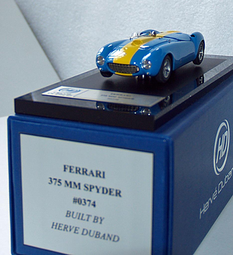 H. Duband : Ferrari 375 spyder chassis #0374AM --> SOLD, Modelart111