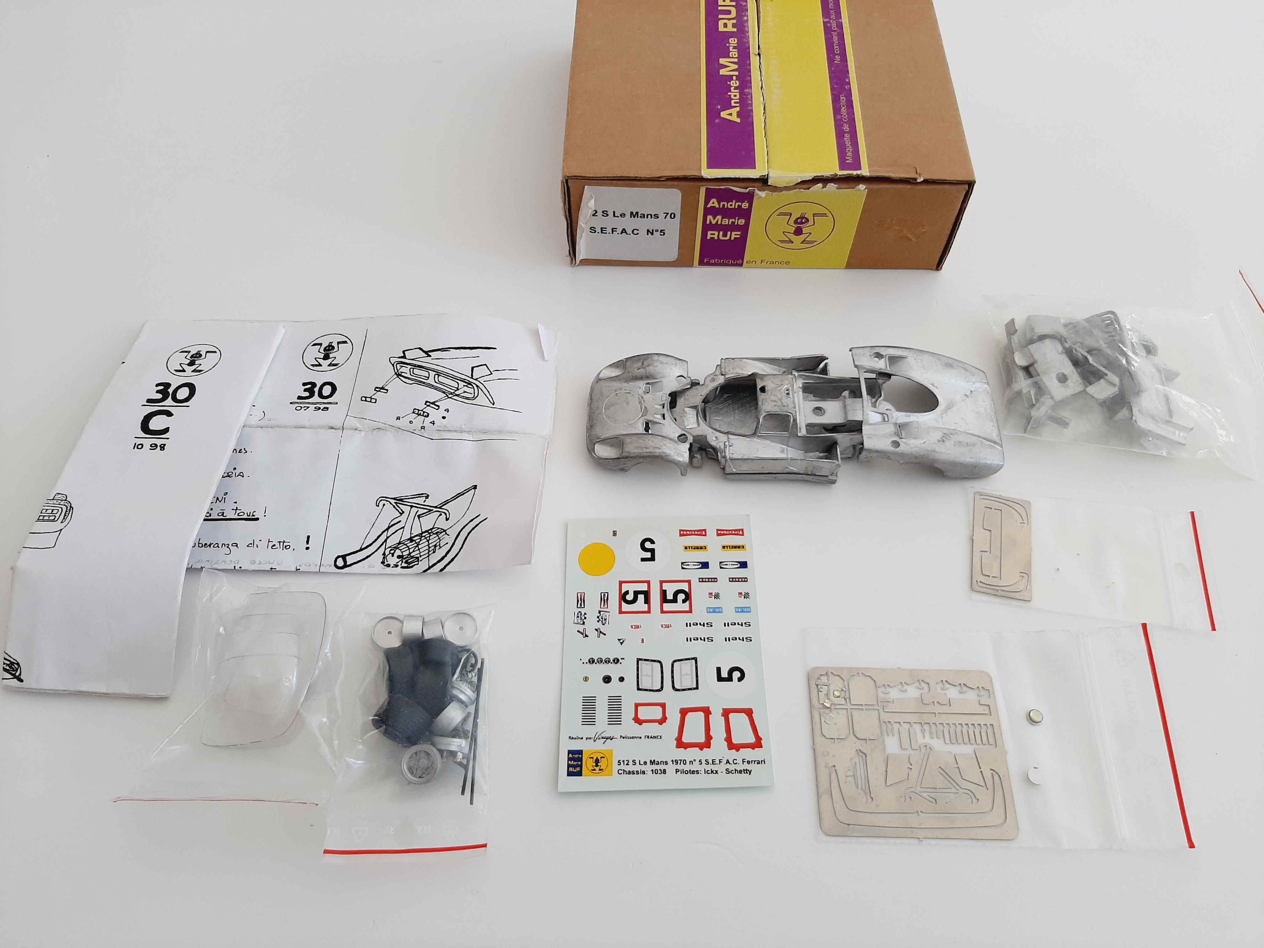 AM Ruf : Kit Ferrari 512S le mans 1970 n°5, Modelart111