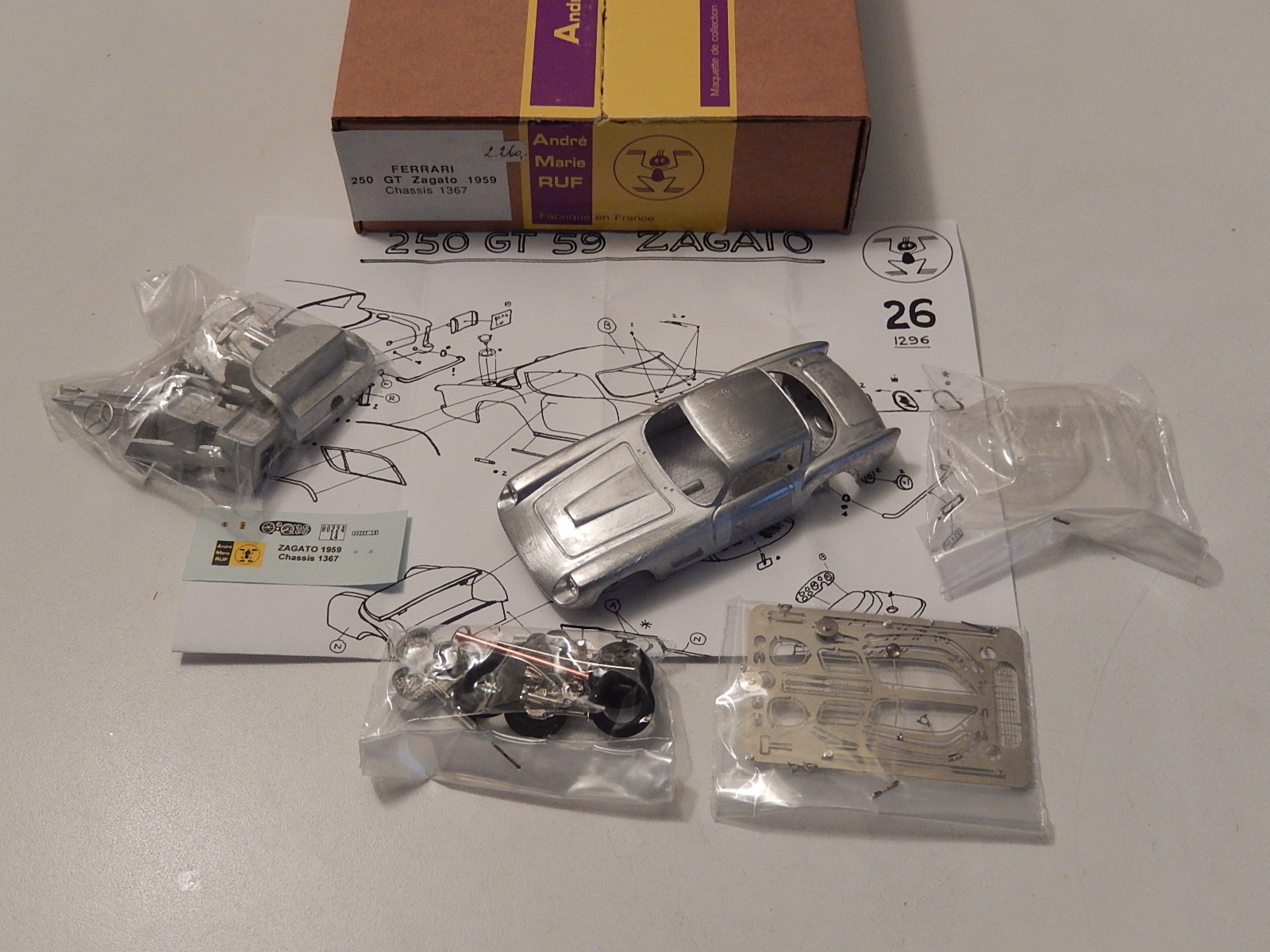 AM Ruf : Kit Ferrari 250 GT Zagato 1367GT --> SOLD, Modelart111