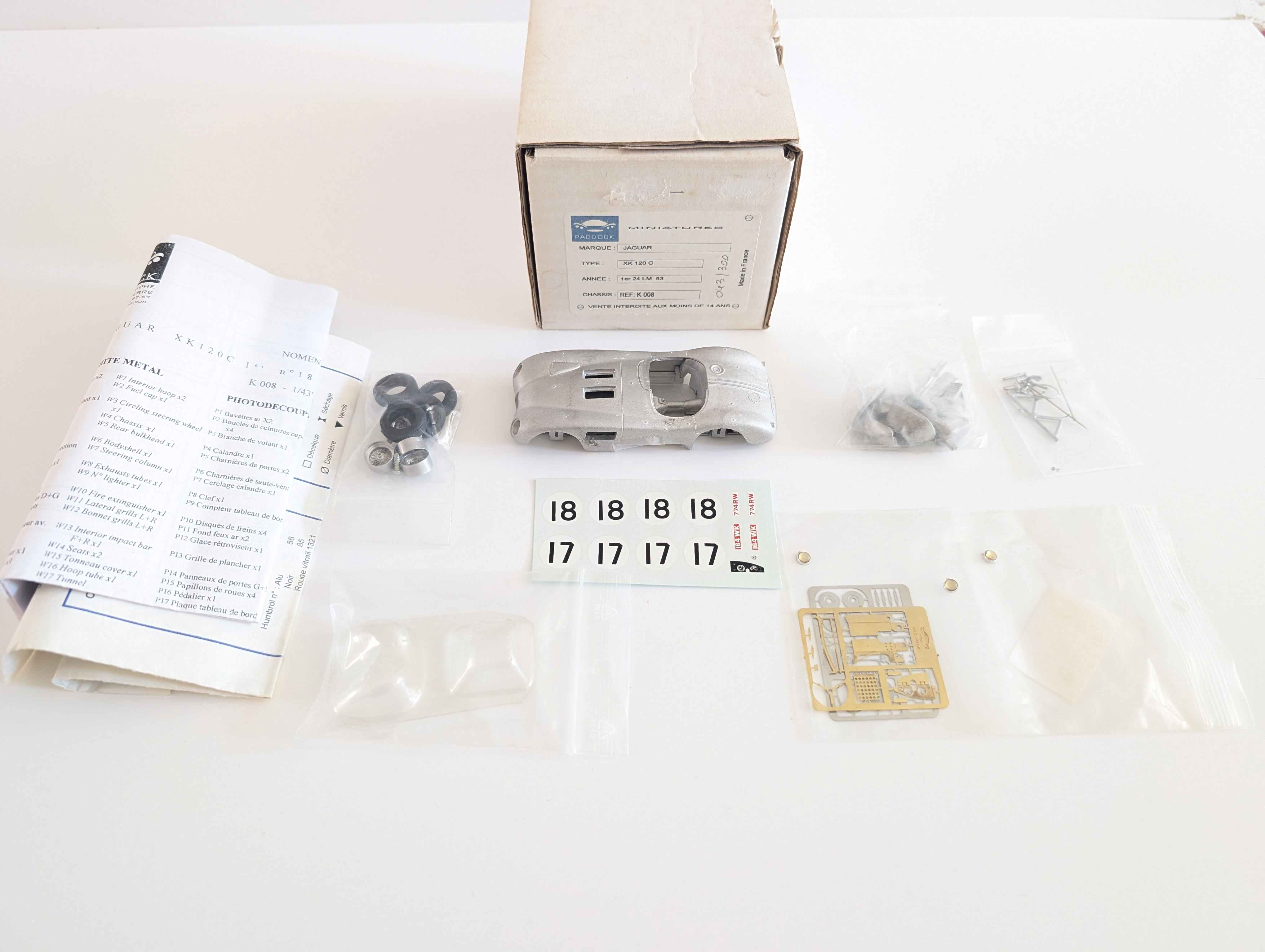 Paddock : Kit Jaguar Type C winner le Mans 1953 --> SOLD, Modelart111