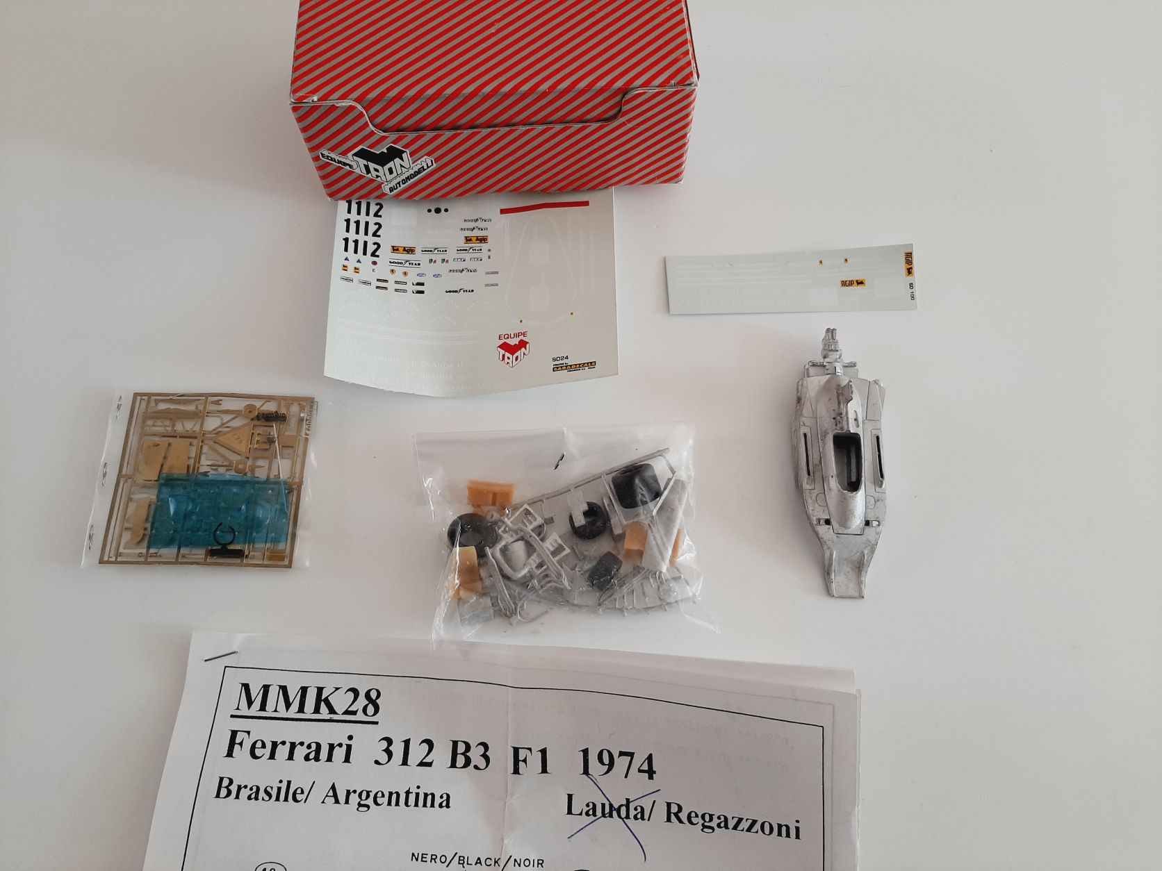 Tron : Kit Ferrari 312B3 F1 1974, Modelart111