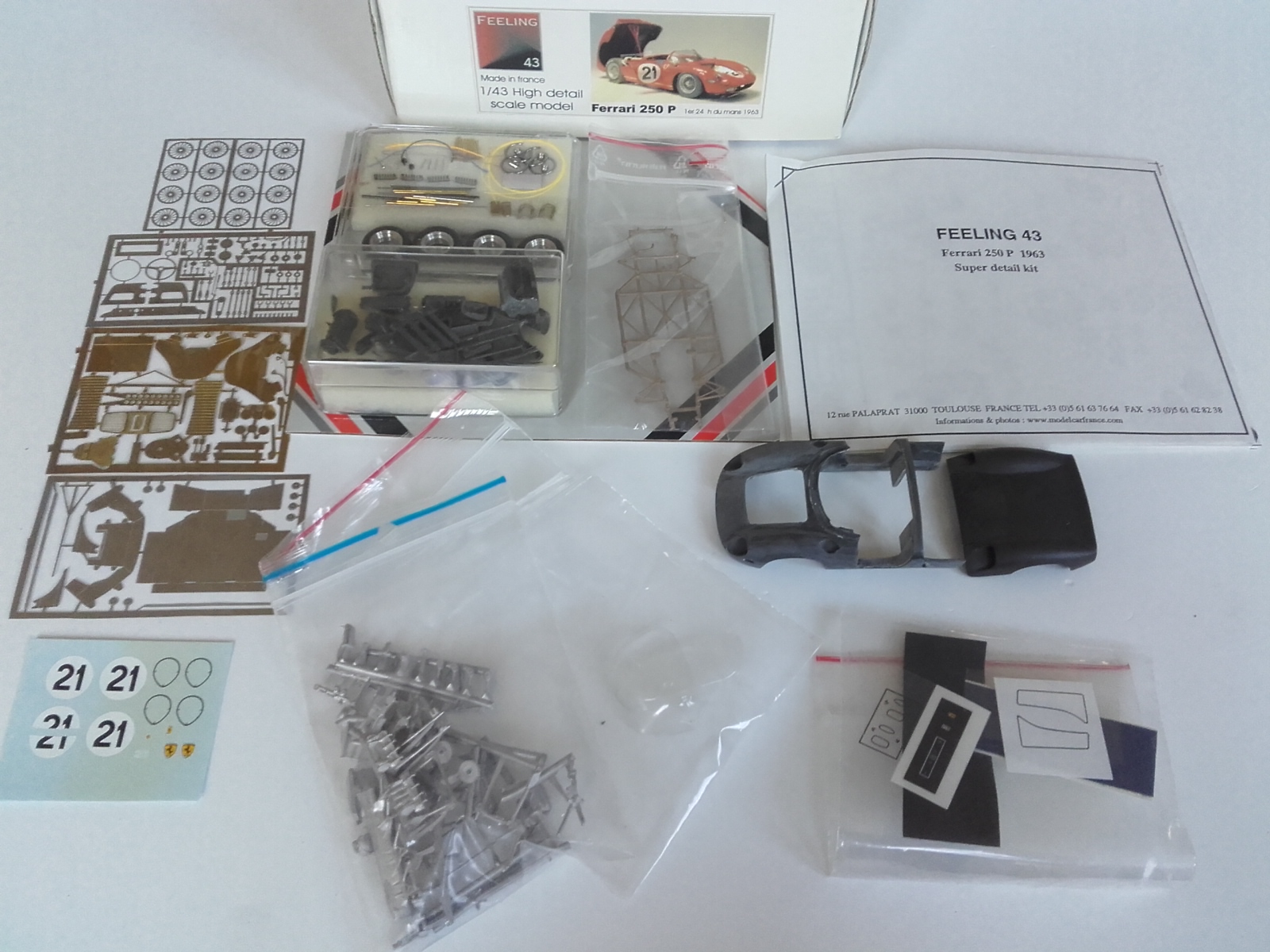 Feeling43 : Kit Ferrari 250 P Winner Le mans 1963 --> SOLD, Modelart111