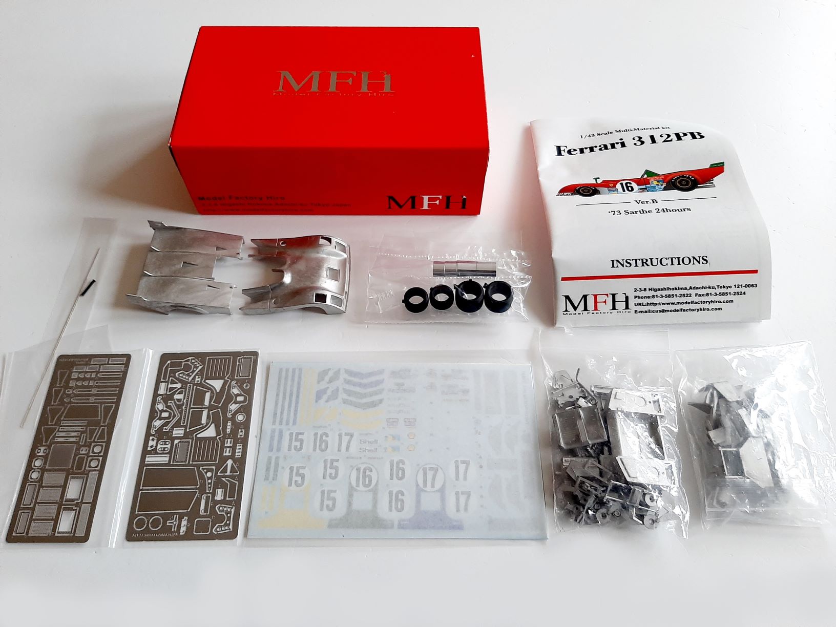 MFH Hiro : Kit Ferrari 312PB Le Mans 1973 --> SOLD, Modelart111