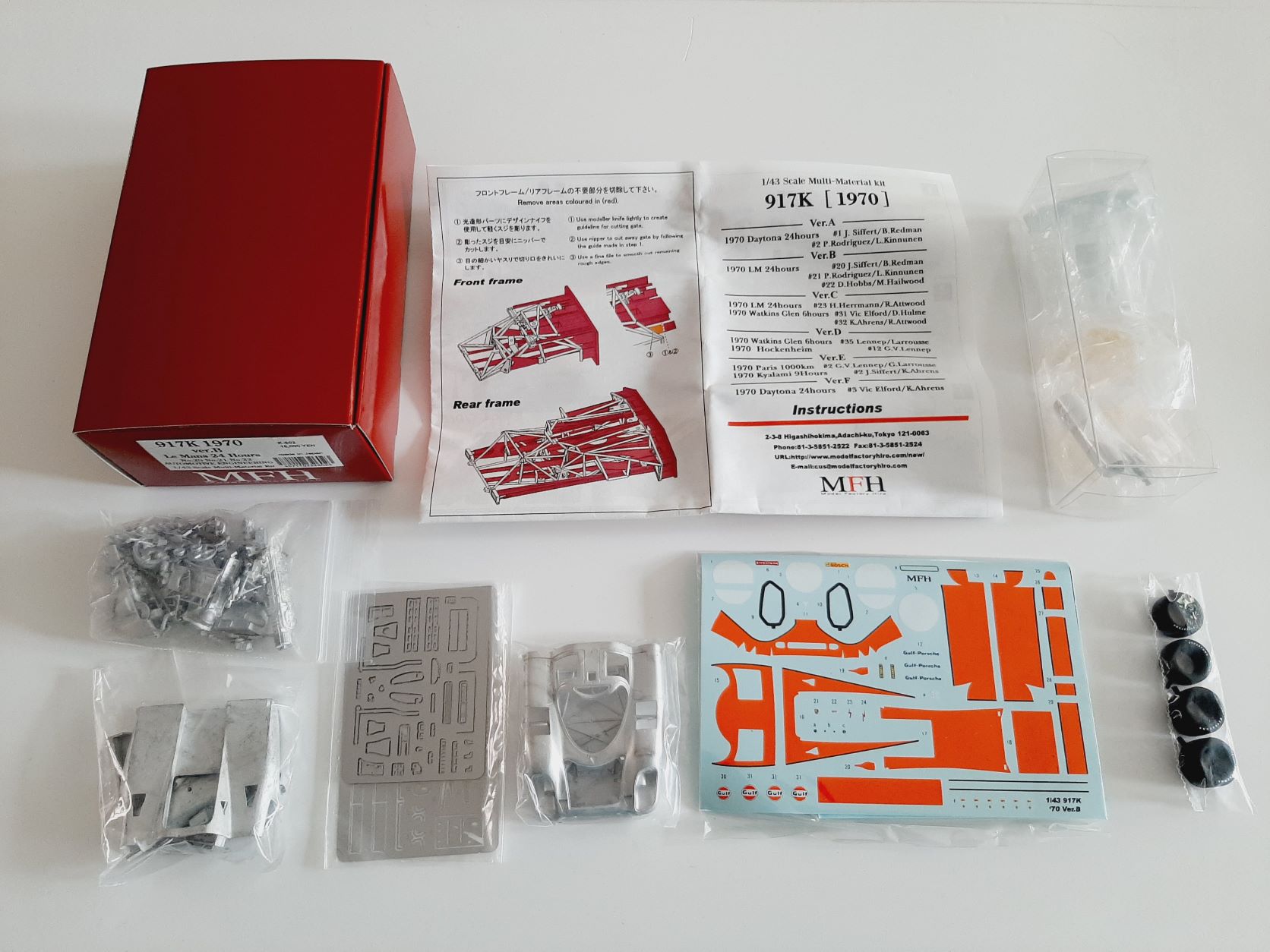 MFH Hiro : Kit Porsche 917K Gulf Le Mans 1970 -> SOLD, Modelart111