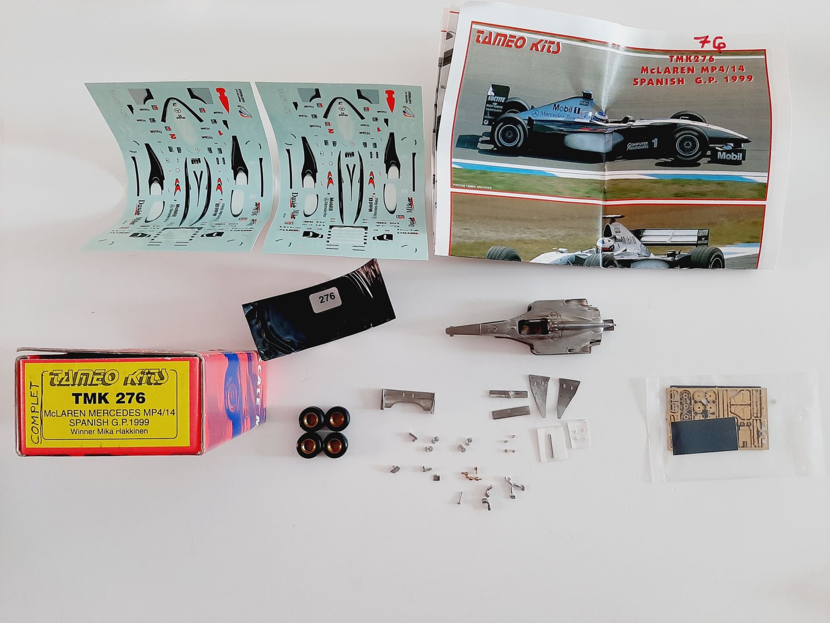Tameo : Kit Mercedes MP4/14 Spanish GP 1999, Modelart111