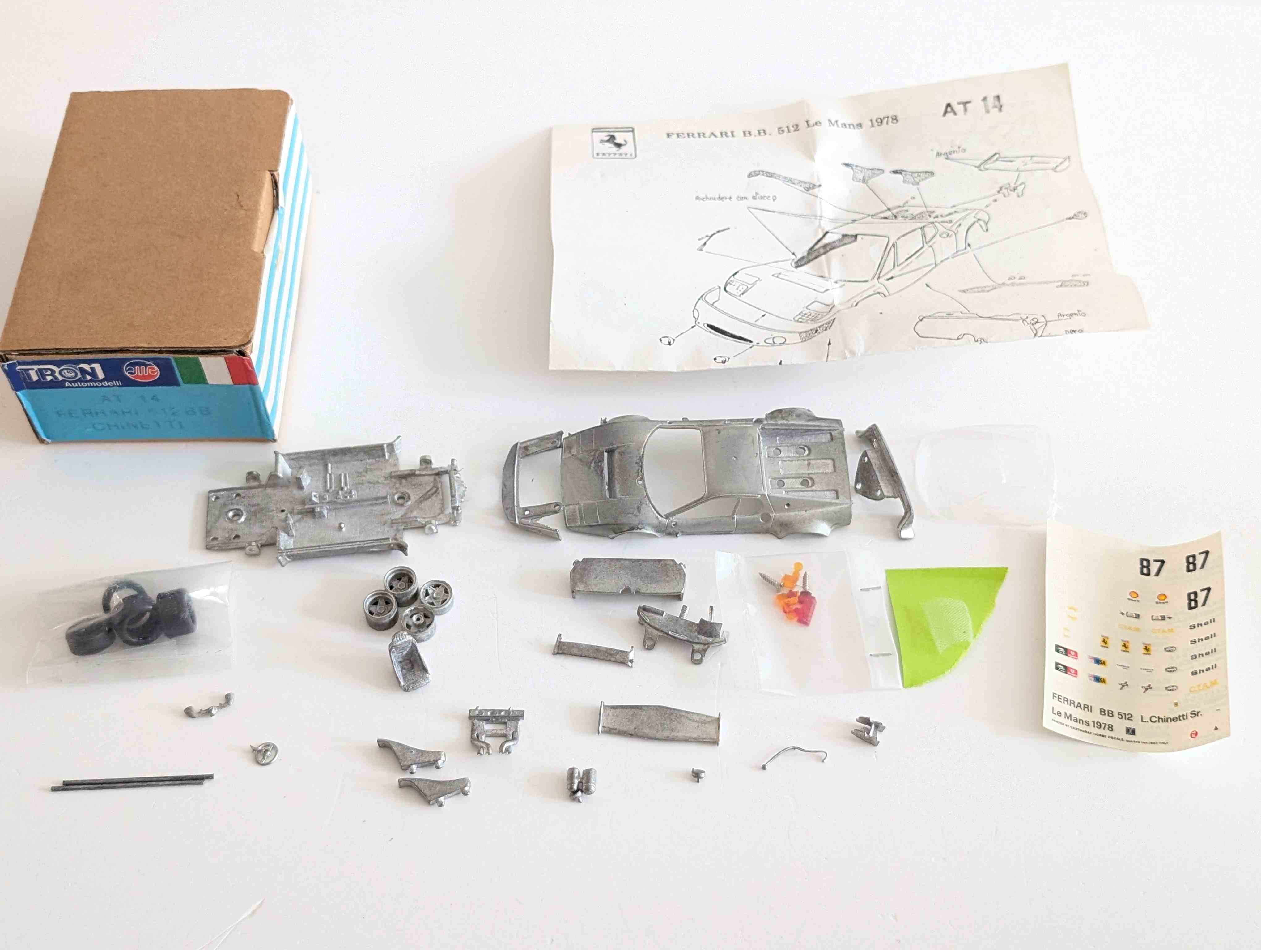 Tron : Kit Ferrari 512BB le mans 1978, Modelart111