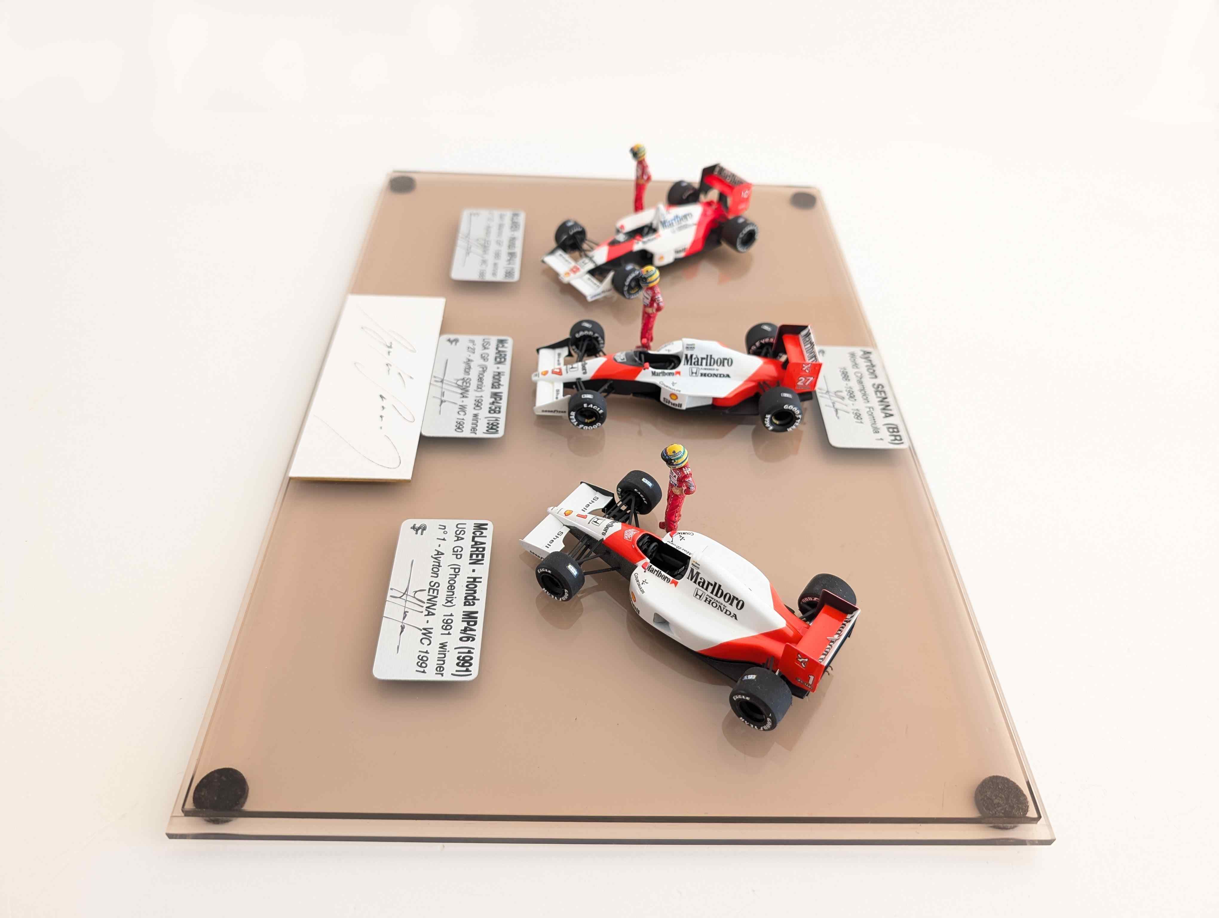 F. Suber : Mc Laren - Ayrton Senna world champion set, Modelart111