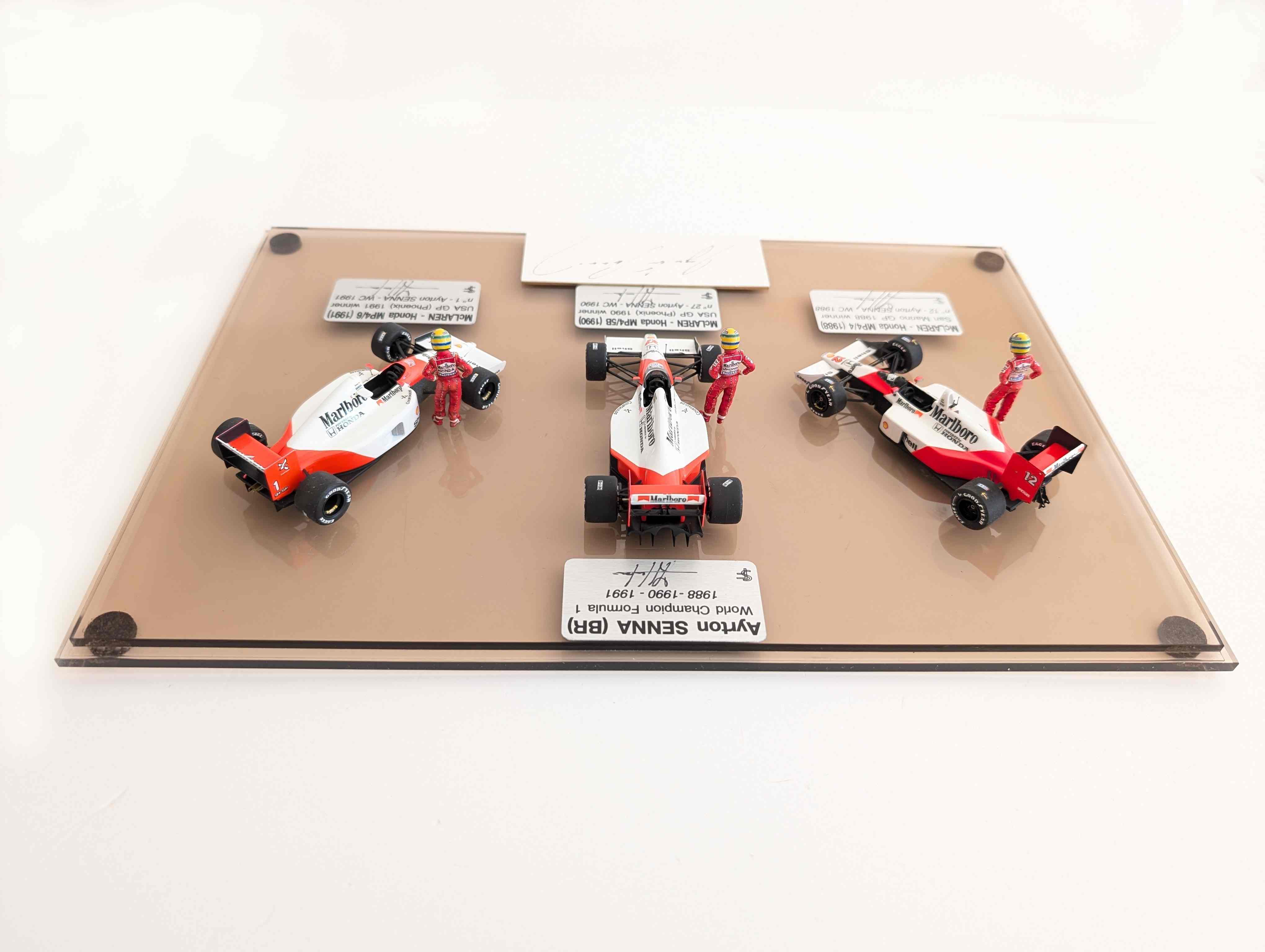 F. Suber : Mc Laren - Ayrton Senna world champion set, Modelart111