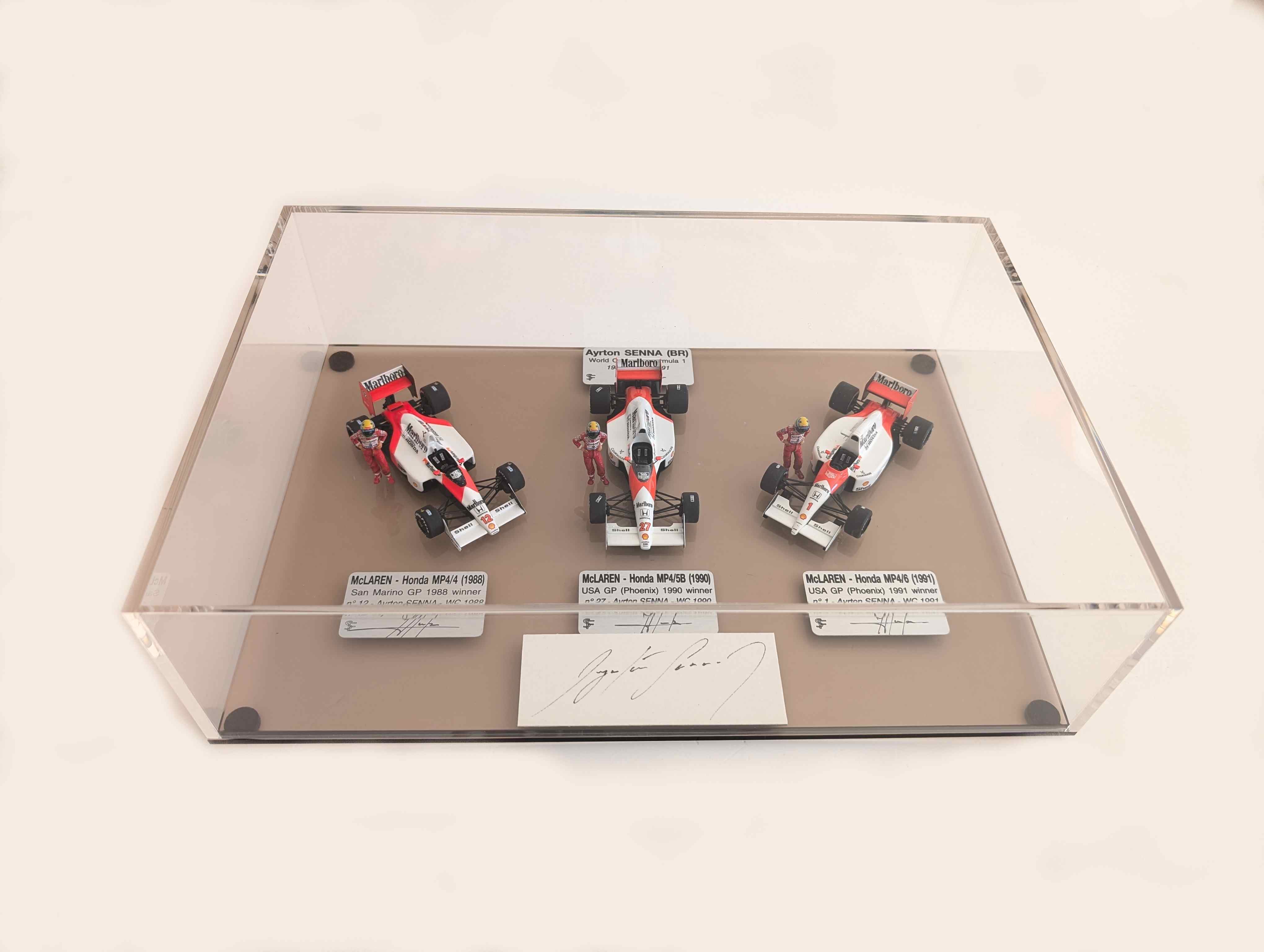 F. Suber : Mc Laren - Ayrton Senna world champion set, Modelart111