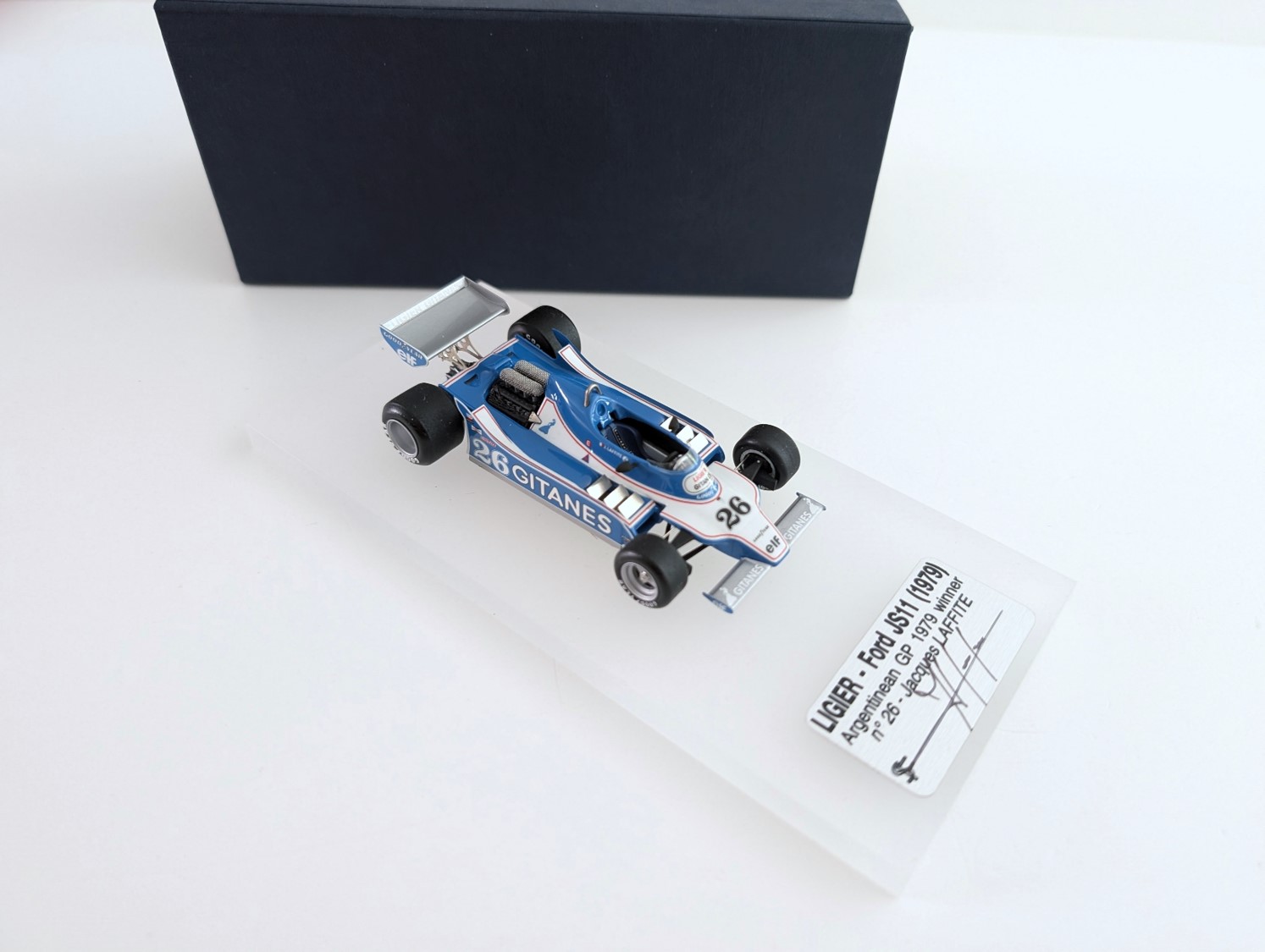 F. Suber : Ligier JS11 Argentinean GP 1979 winner, Modelart111