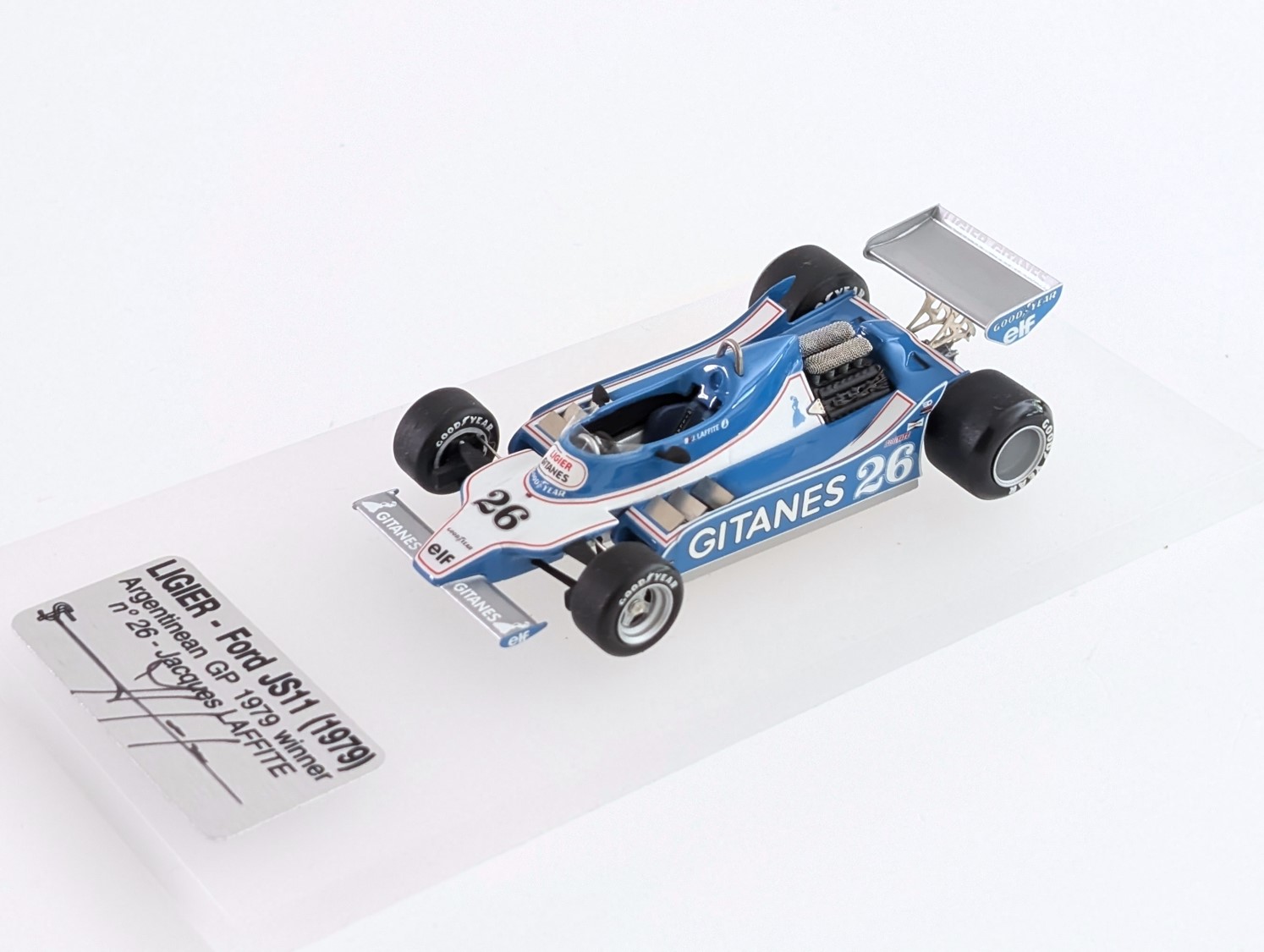 F. Suber : Ligier JS11 Argentinean GP 1979 winner, Modelart111
