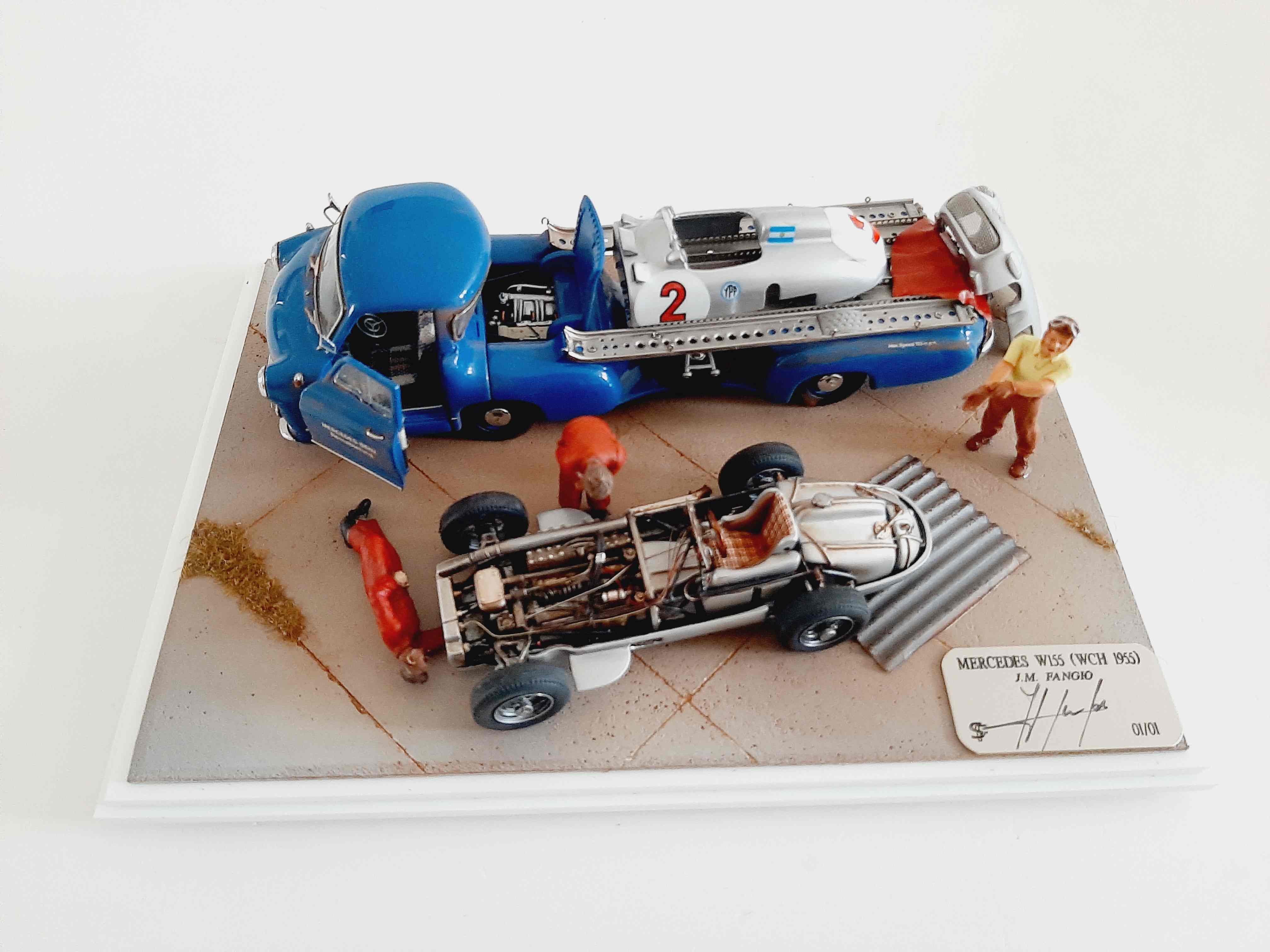 F. Suber : Mercedes W196 1955 JM.Fangio --> SOLD, Modelart111