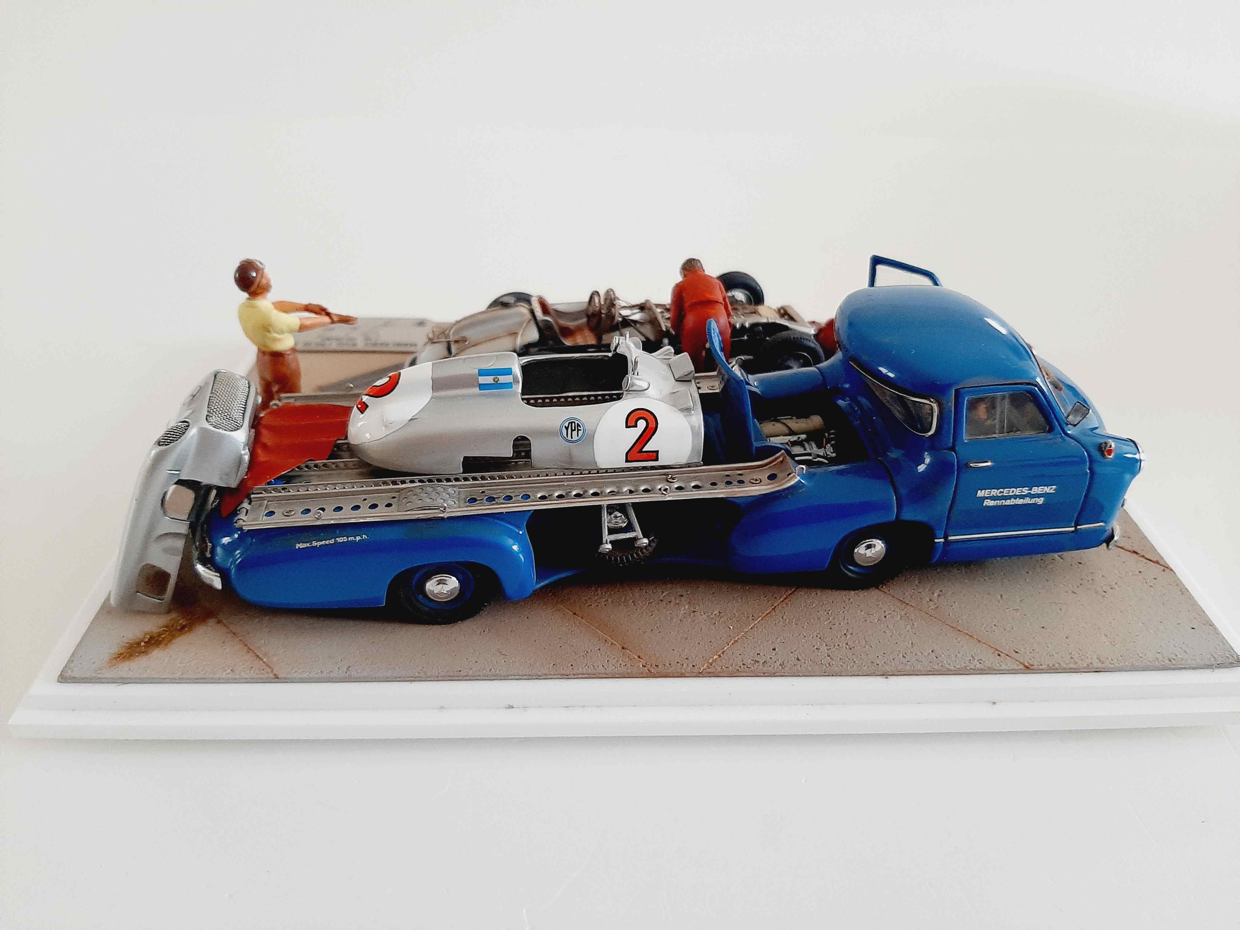 F. Suber : Mercedes W196 1955 JM.Fangio --> SOLD, Modelart111