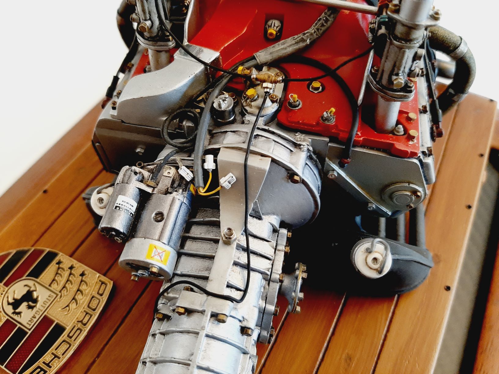 Built up models : Porsche 911 rs 2.7 engine, Modelart111