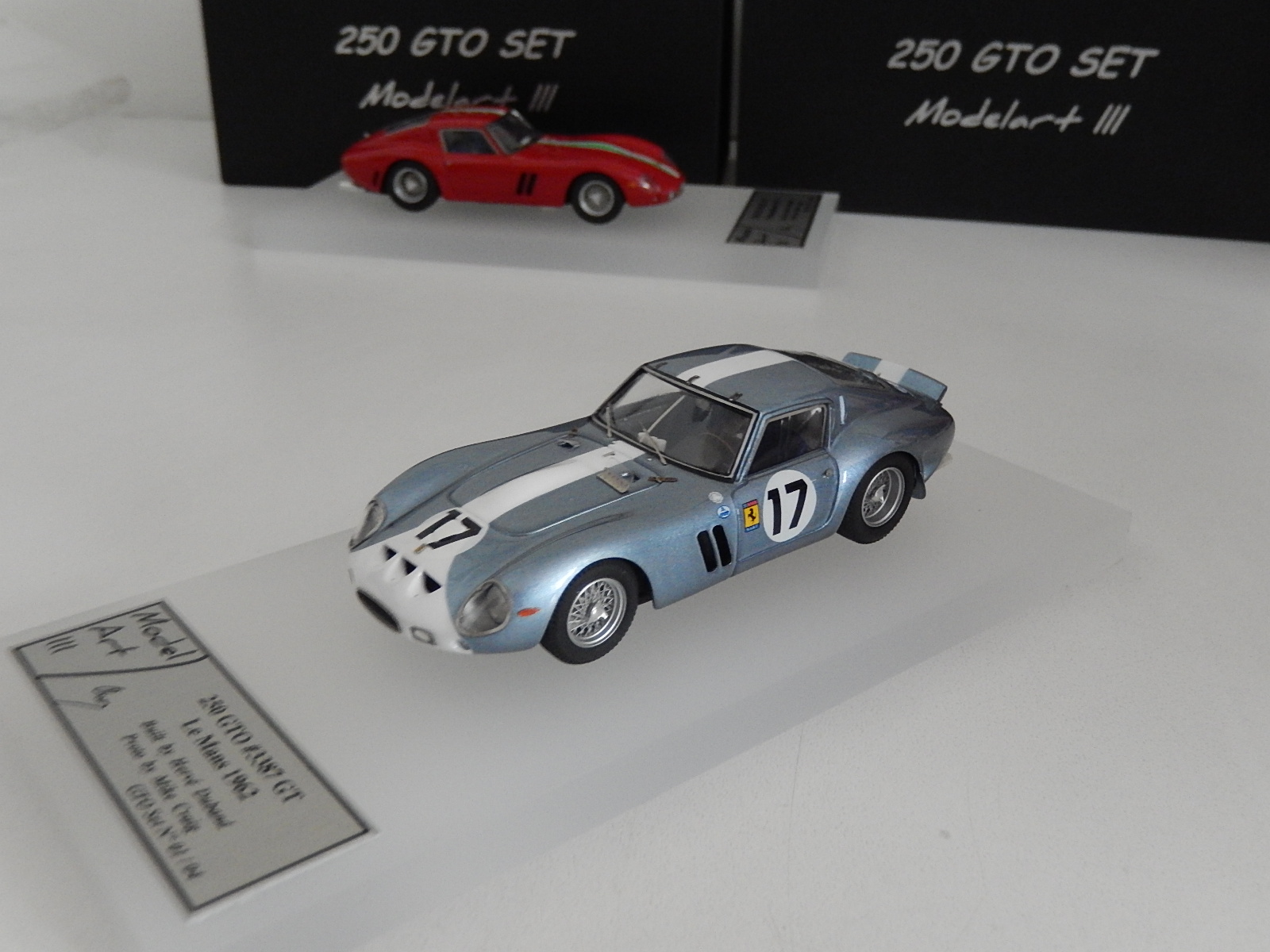 Modelart111 250 GTO Set : #3387 Le Mans 1962, Modelart111