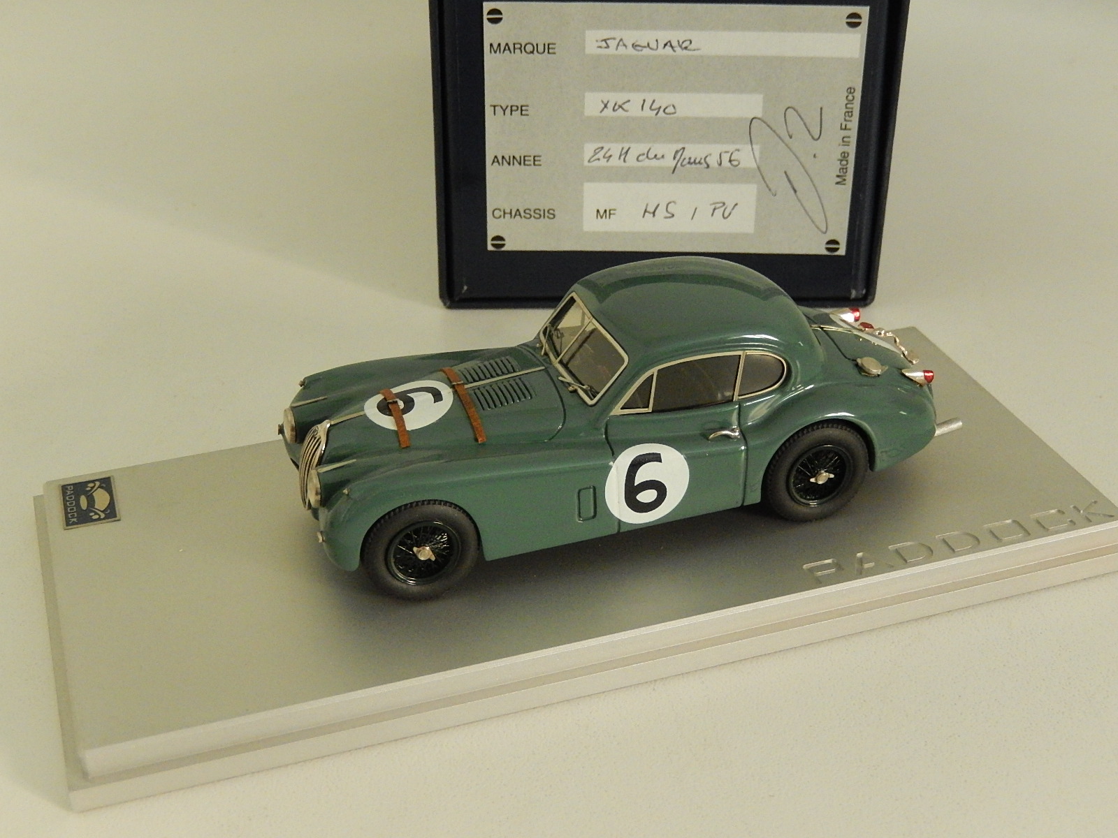 Paddock : Jaguar XK140 Le mans 1956 --> SOLD, Modelart111